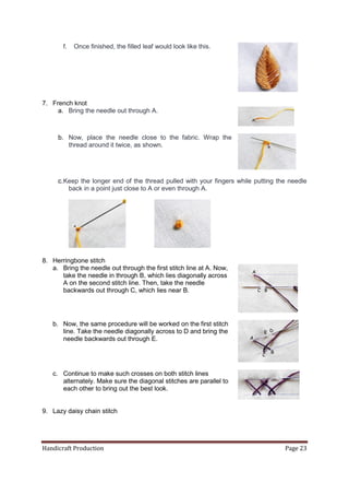 K-12 Module in T.L.E. Grade 8 Second Grading (Handicrafts) | PDF