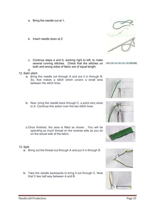 K-12 Module in T.L.E. Grade 8 Second Grading (Handicrafts) | PDF