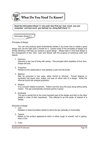 K-12 Module in T.L.E. Grade 8 Second Grading (Handicrafts) | PDF