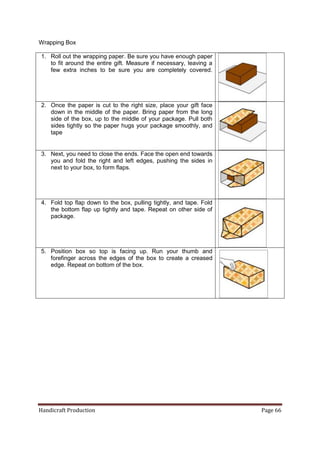 K-12 Module in T.L.E. Grade 8 Second Grading (Handicrafts) | PDF