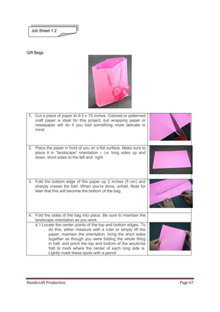 K-12 Module in T.L.E. Grade 8 Second Grading (Handicrafts) | PDF
