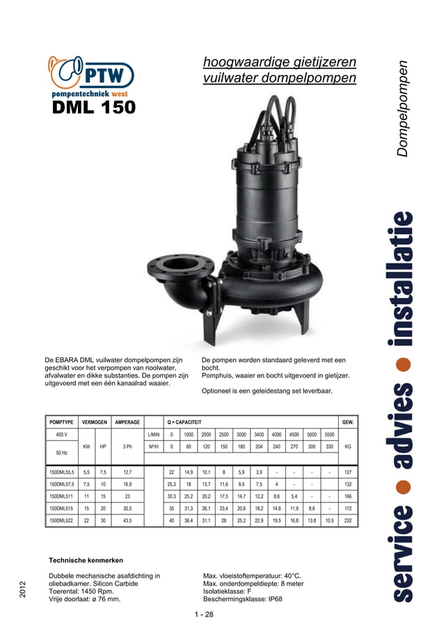 1 28 dml150ptw | PDF