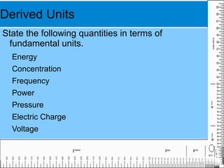 Physics 1.2a The SI Units | PPT