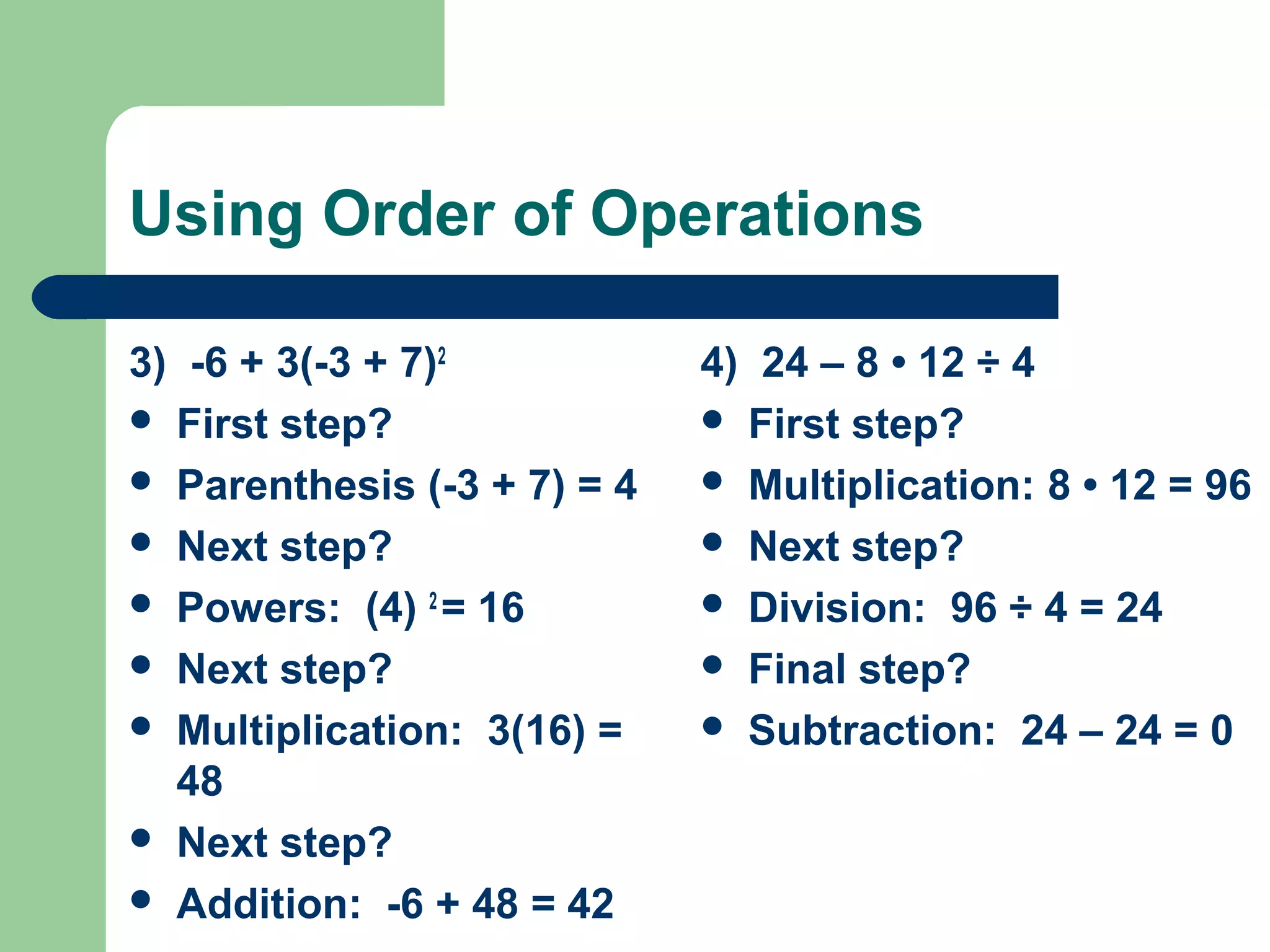 1.2 algebraic expressions and models | PPT