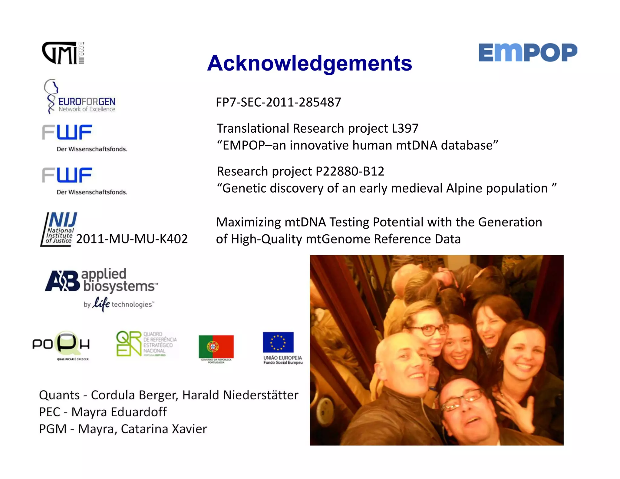 Massively parallel sequencing in forensic genetics | PDF