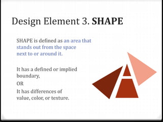 1-1 Elements of Design lecture | PPT
