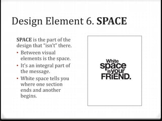 1-1 Elements of Design lecture | PPT