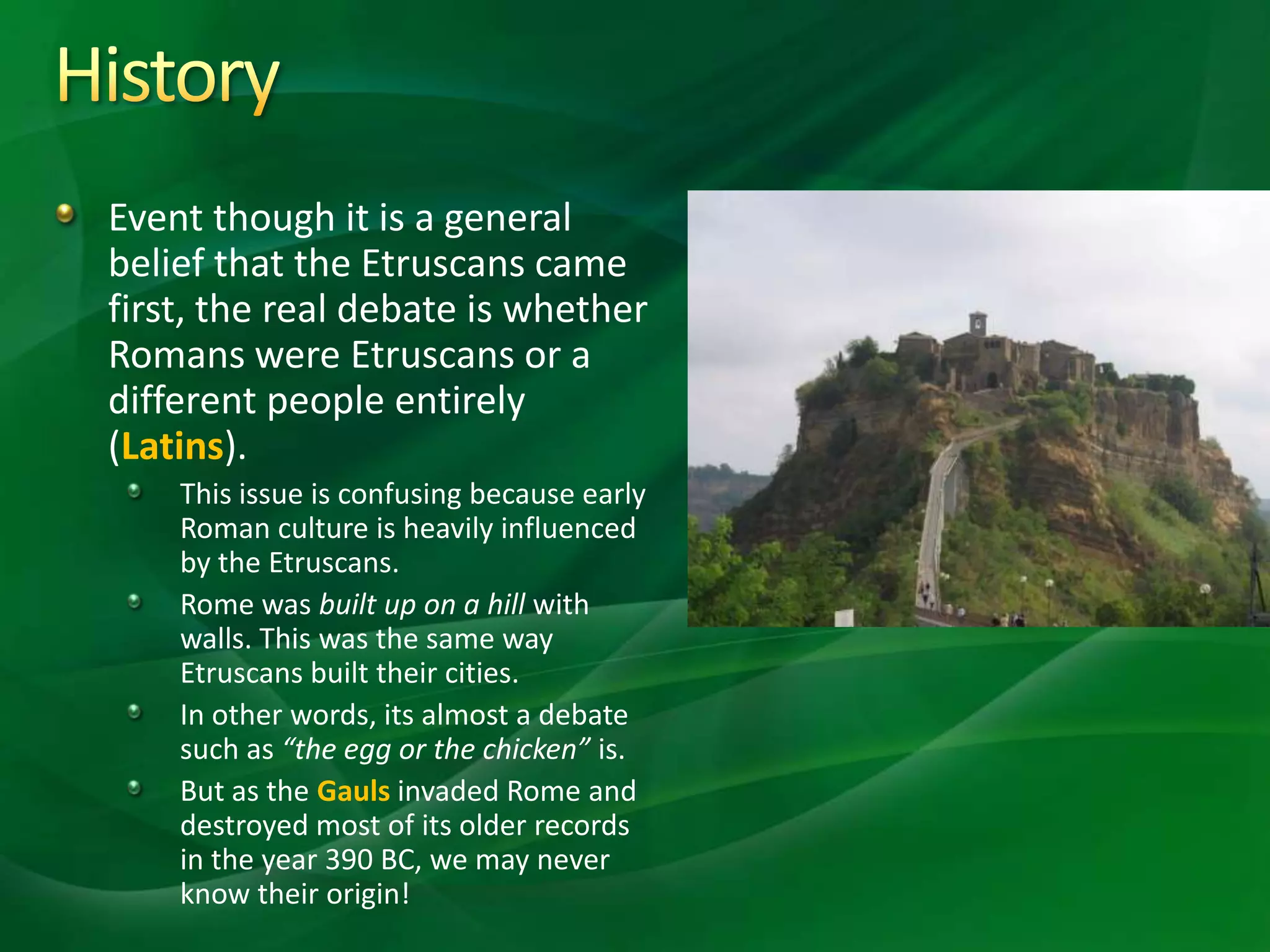 The Etruscans | PPTX