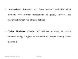 1 2 introduction of international business environment | PPT