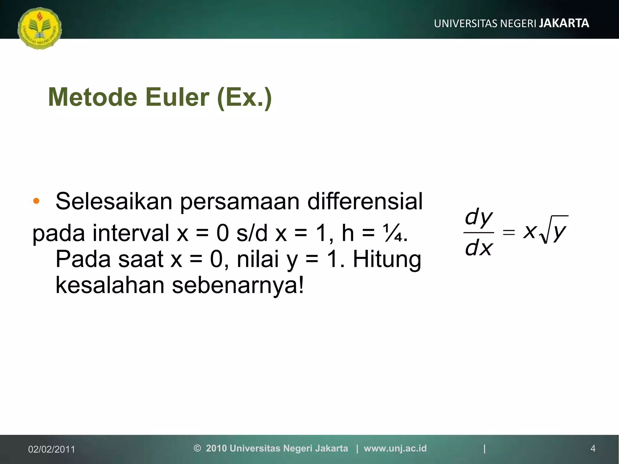 Fisika Matematika II (1 - 2) kalkulus-variasi | PPTX