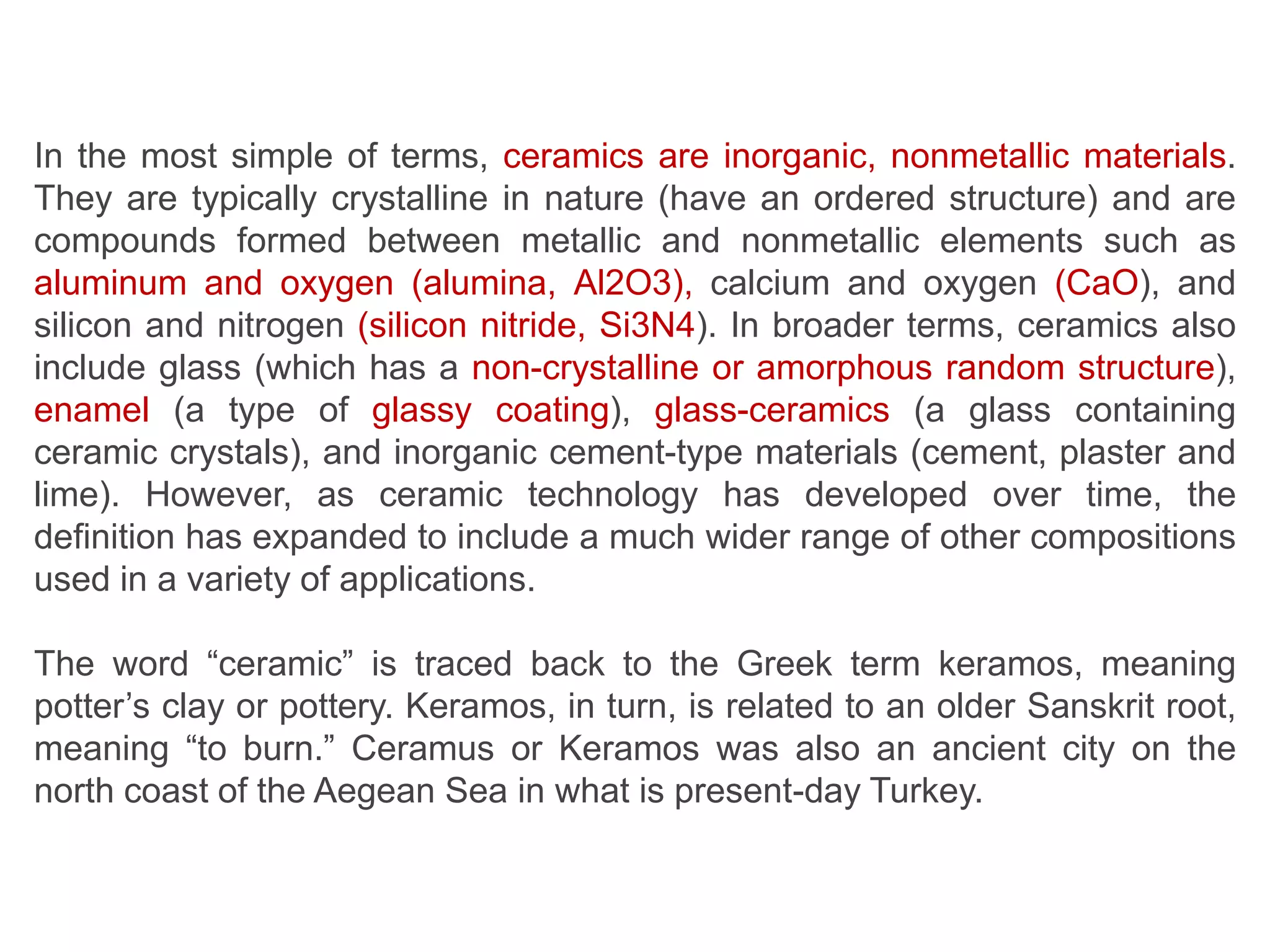 1 2 lecture ceramic engineering me | PPT