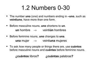 1.2 numbers 0 30 | PPT