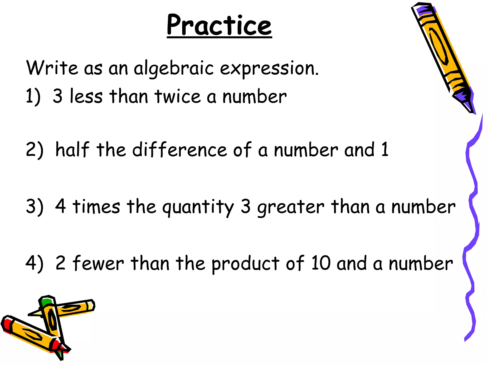 1.2 simplifying expressions and order of operations | PPT
