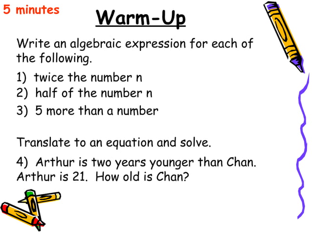 1.2 simplifying expressions and order of operations | PPT