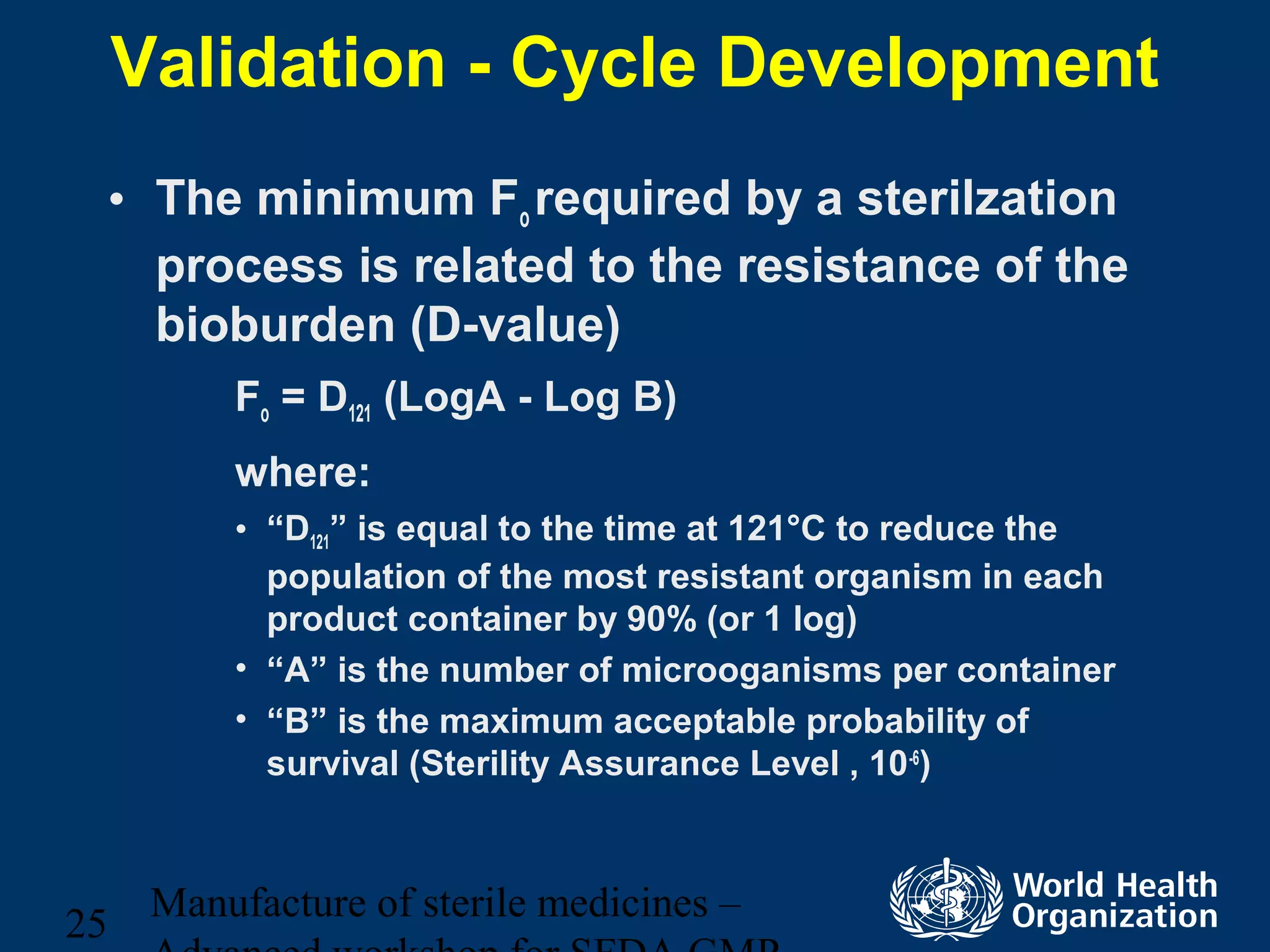 1 2 sterilisation-validationqualification | PPT