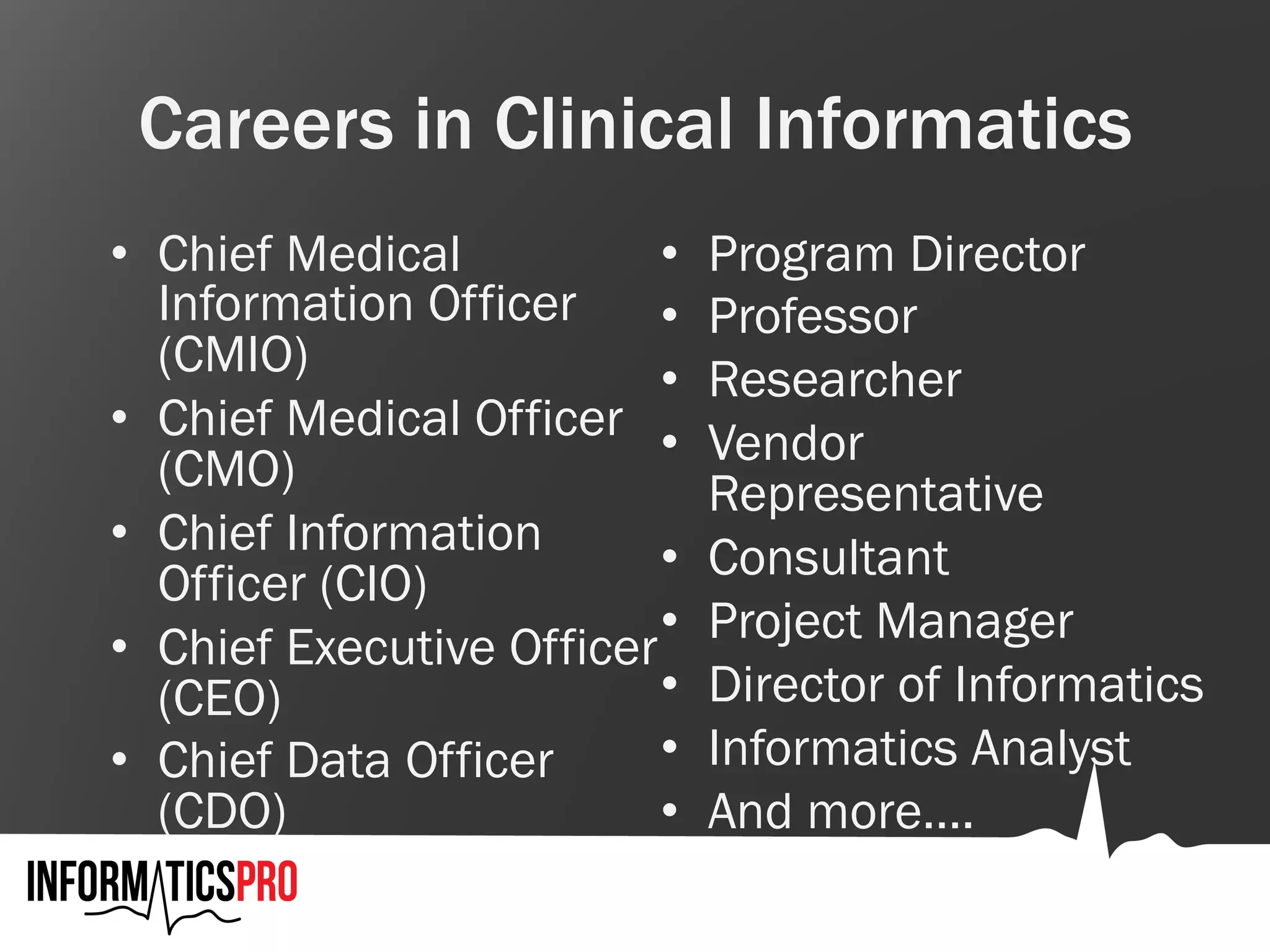 1-2 An Introduction to Clinical Informatics: History, Domains, and ...