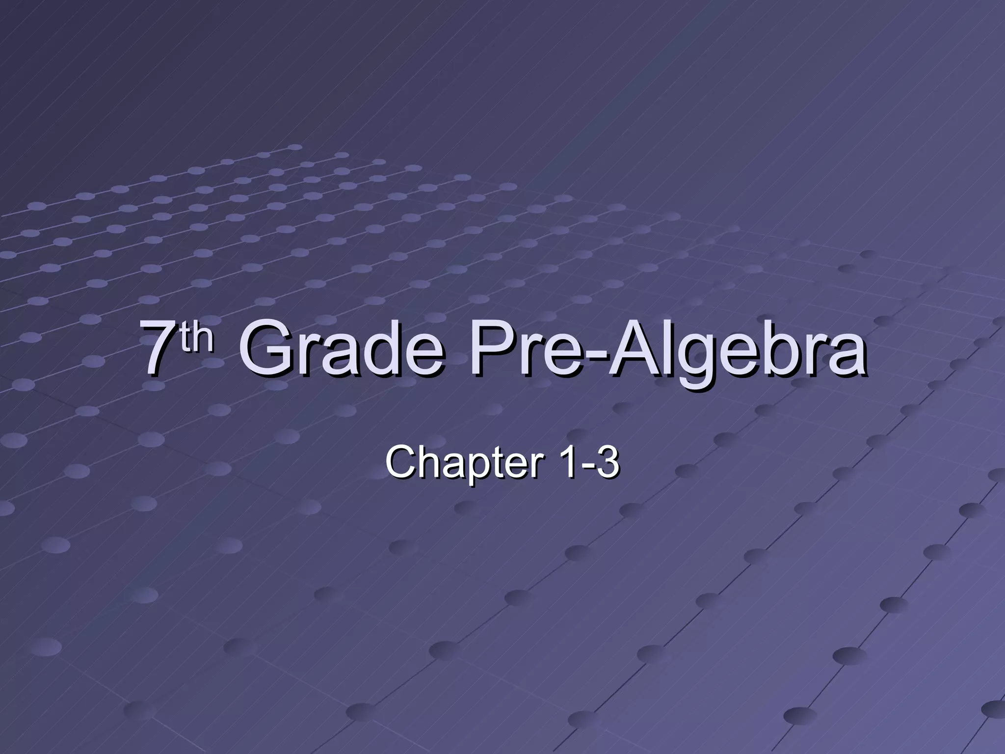 Chapter 1, Lesson 3 | PPT