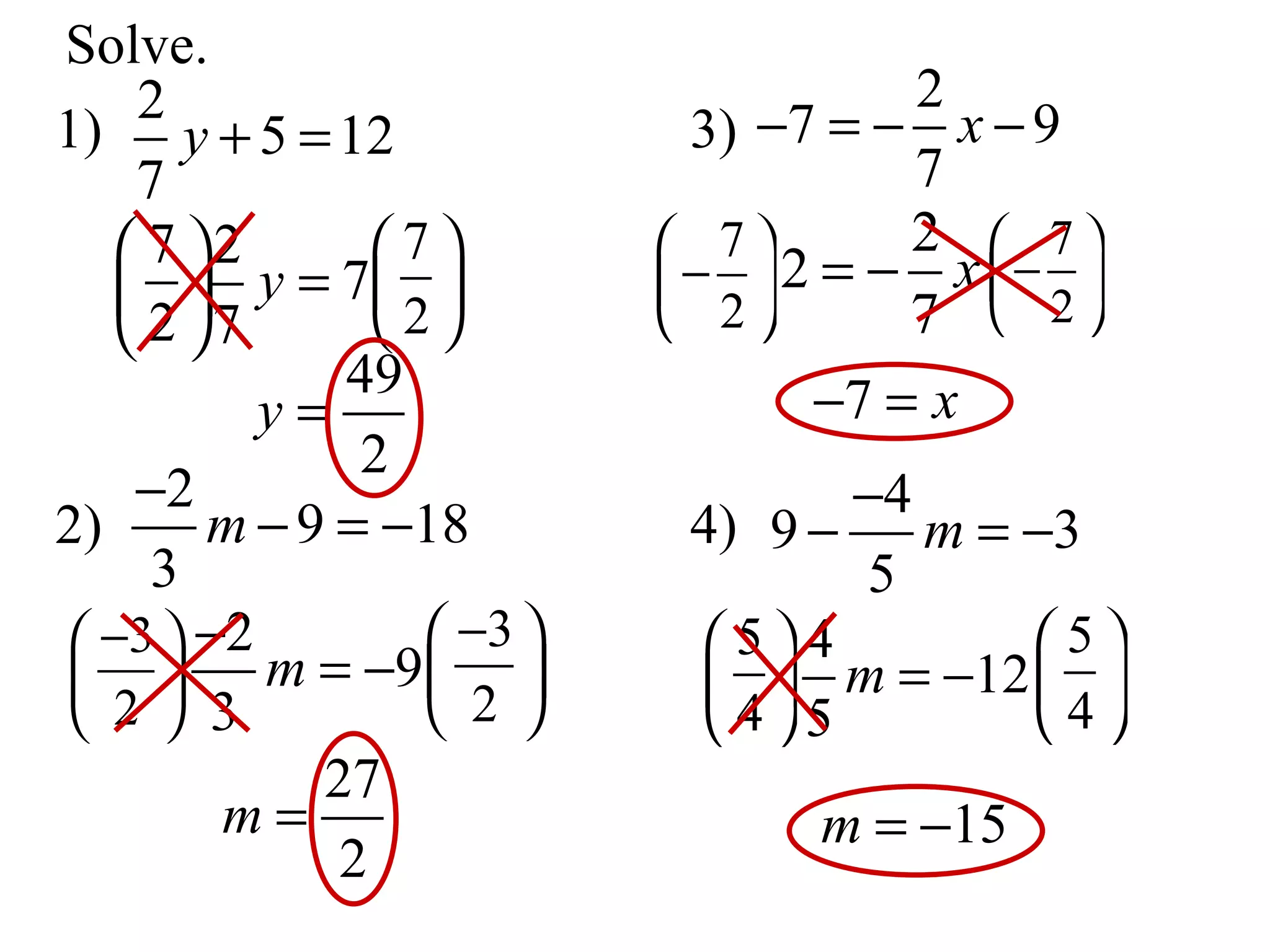 1 3 Solving Linear Equations Ppt