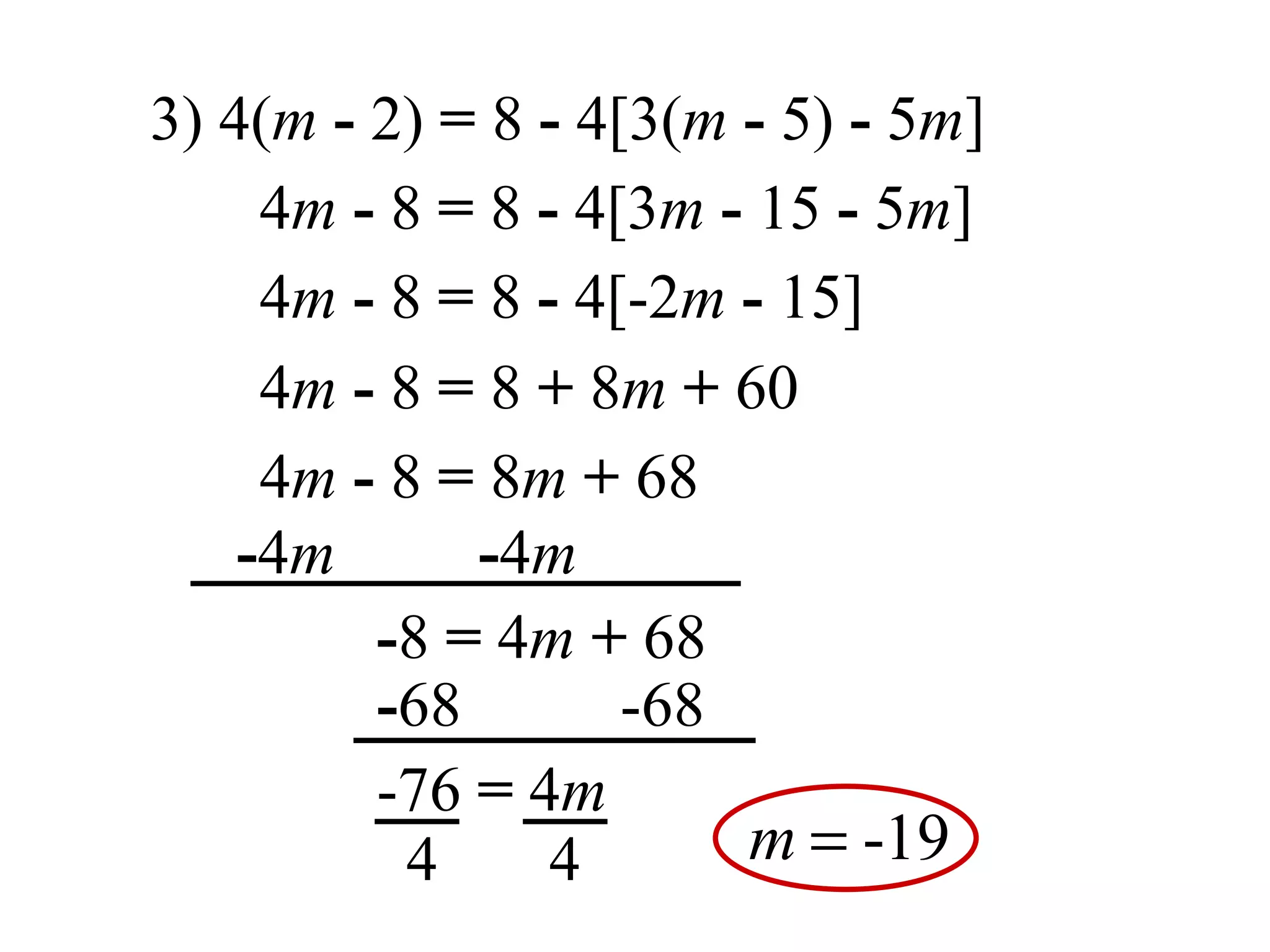 1.3 Solving Linear Equations | PPT