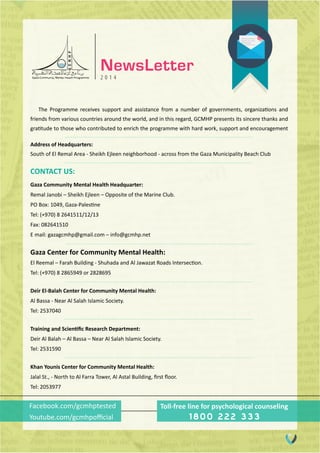 GCMHP Newletter (Jan - March) 2014 | PDF