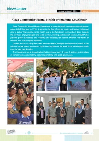 GCMHP Newletter (Jan - March) 2014 | PDF