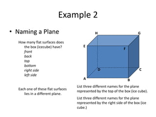 Points, Lines, Rays & Planes | PPTX