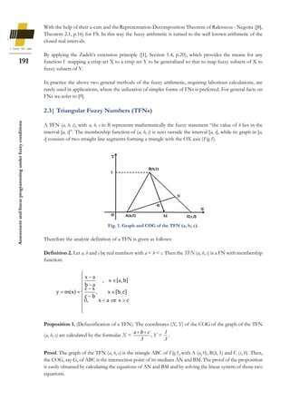 Assessment and linear programming under fuzzy conditions | PDF