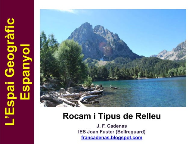 1.3. el rocam i les formes de relleu | PPTX