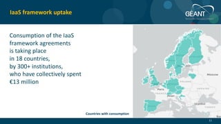 GEANT IaaS framework: results and lessons learned | PDF