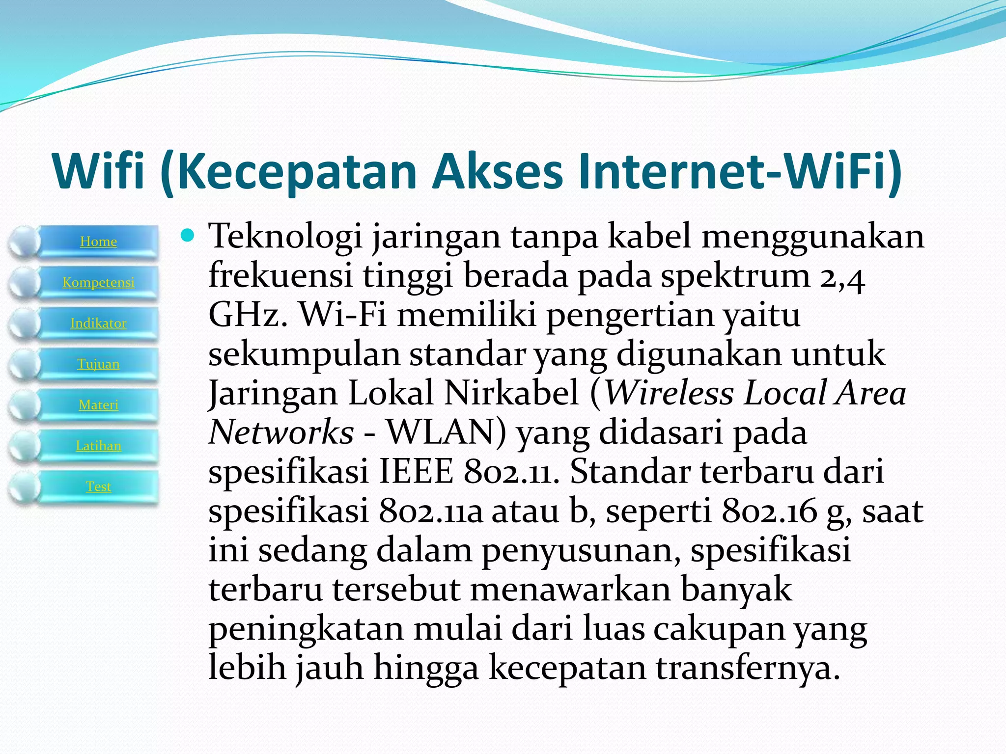 1.3. mengenal ukuran kecepatan akses internet | PPTX