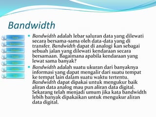 1.3. mengenal ukuran kecepatan akses internet | PPTX