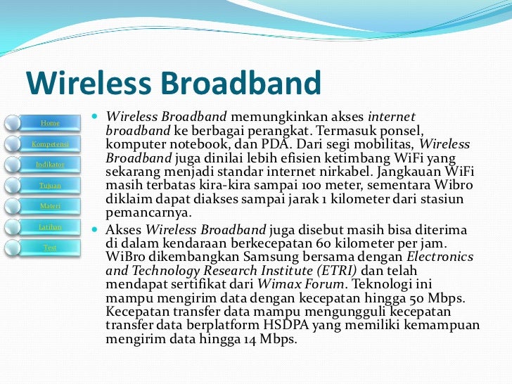Ukuran Kecepatan dan Perangkat Keras Akses Internet