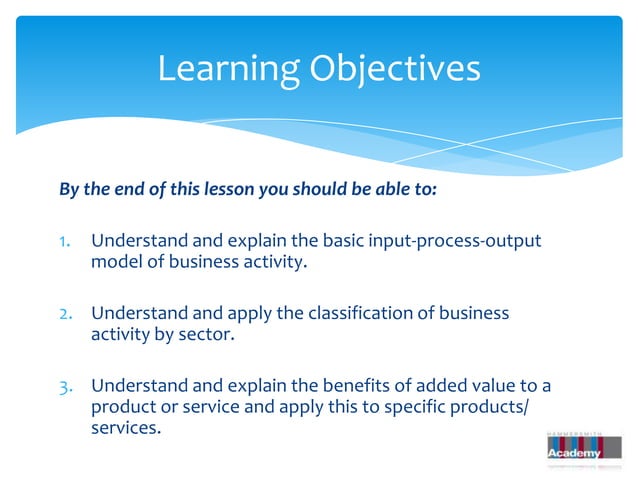 1.3 transforming resources into goods and services - moodle | PPTX