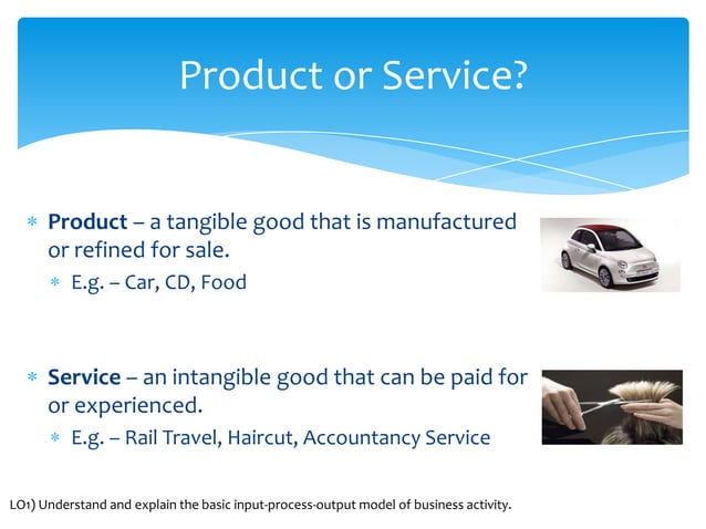 1.3 transforming resources into goods and services - moodle | PPTX