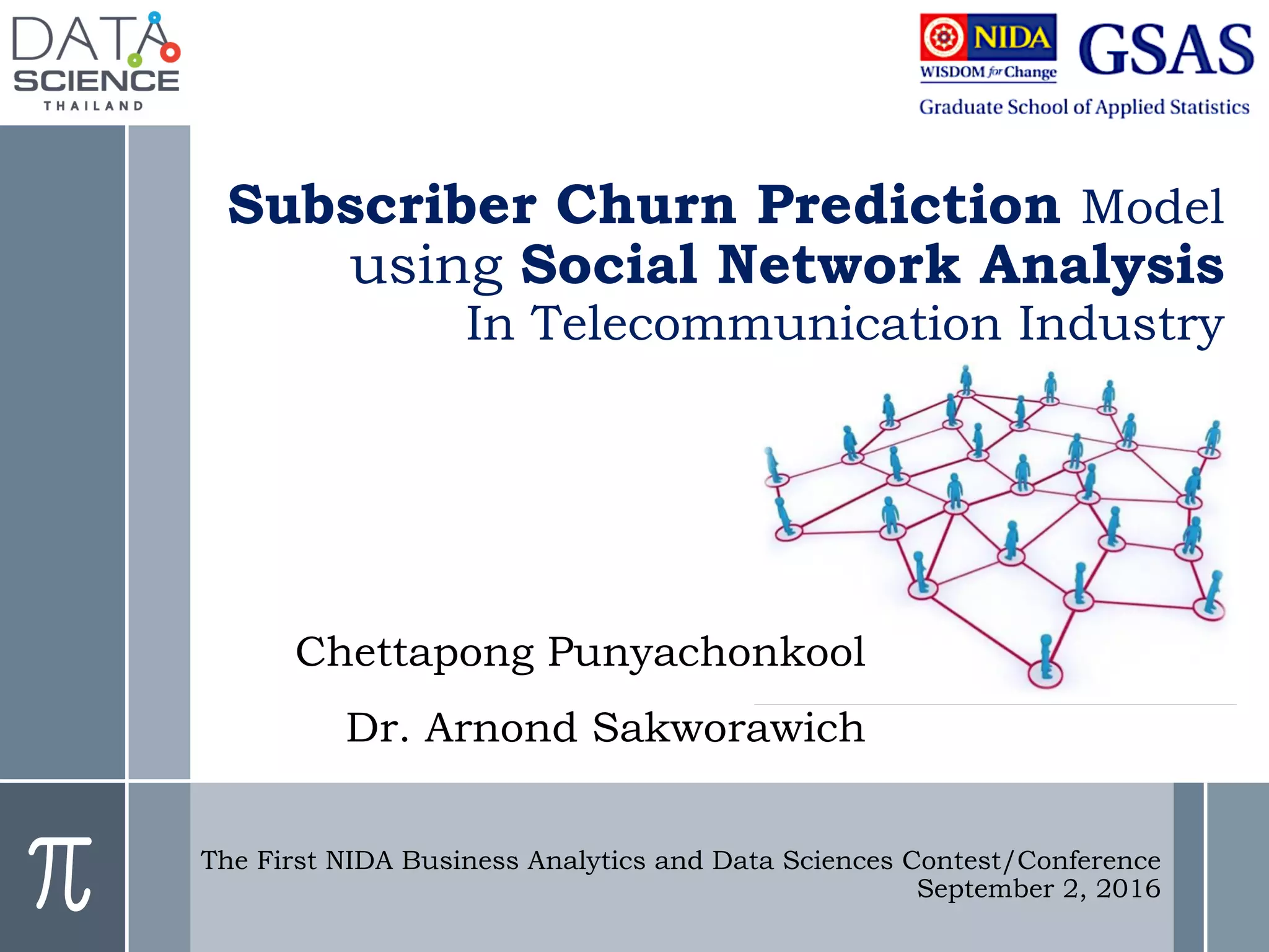 Subscriber Churn Prediction Model using Social Network Analysis In ...