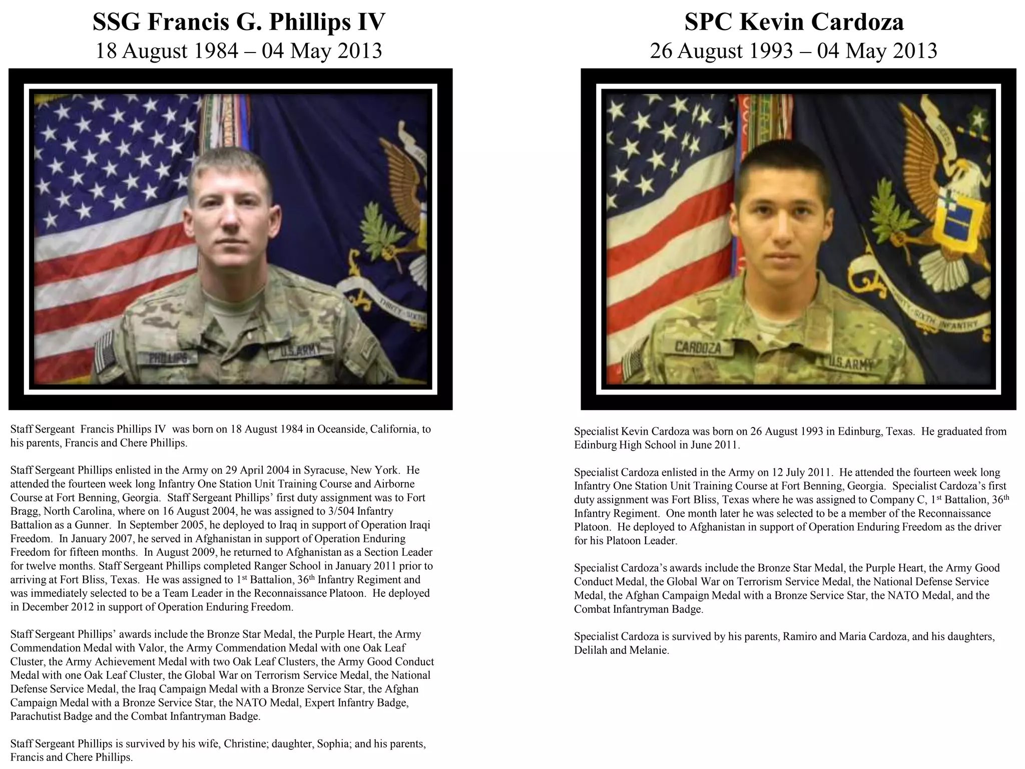 Fort Bliss memorial for soldiers killed in Afghanistan, part 1 | PPTX