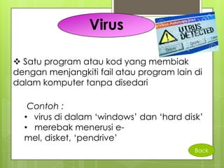 1.3 ancaman komputer | PPTX
