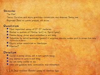 1.3 canon, creeds and heresy presentation | PPT