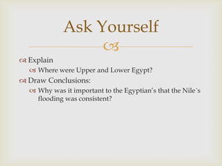 1 3 egyptian geography | PPT