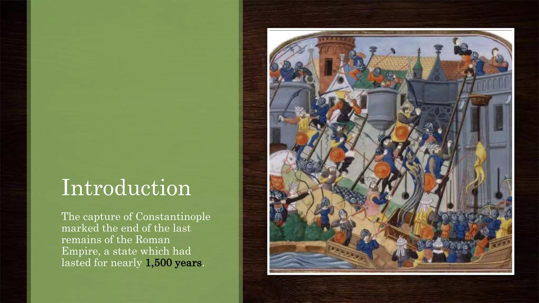 The Fall of Constantinople | PPTX