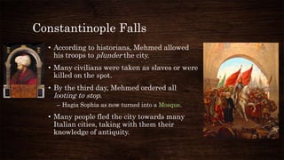 The Fall of Constantinople | PPTX