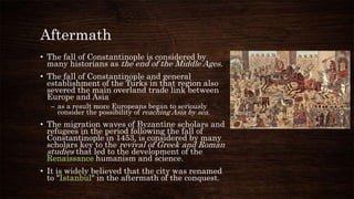 The Fall of Constantinople | PPTX