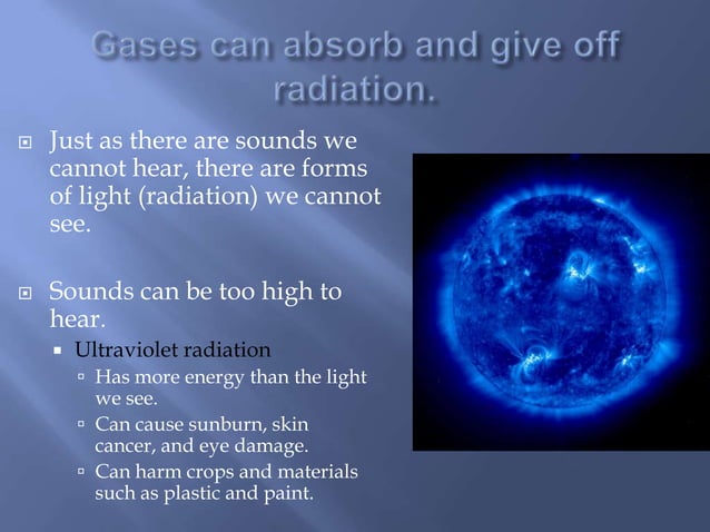 1.3 gases in the atmosphere absorb radiation | PPT