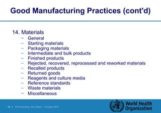 1 3 gmp-purpose-principles-guidelines | PPT