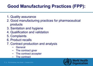 1 3 gmp-purpose-principles-guidelines | PPT