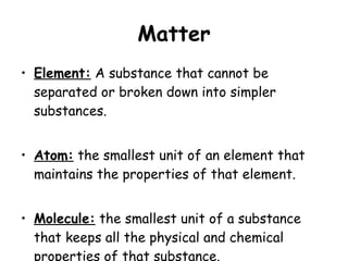 1.3 how is matter classified | PPT | Chemistry | Science
