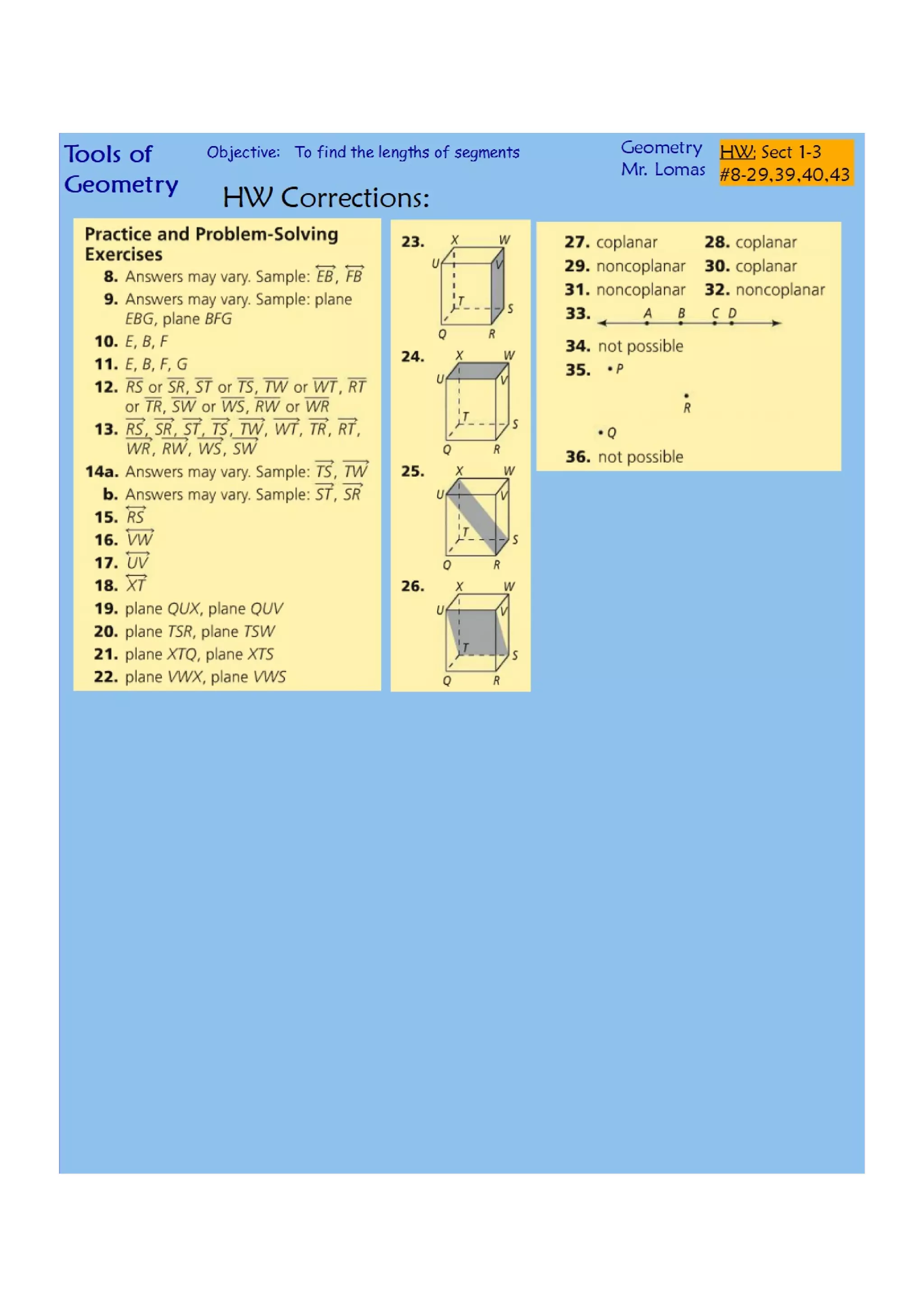 1 3 measuring segments | PDF
