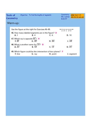 1 3 measuring segments | PDF