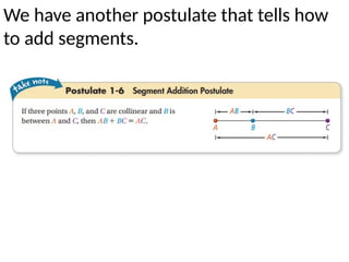 Common Core Geometry: 1-3 Measuring Segments | PPTX