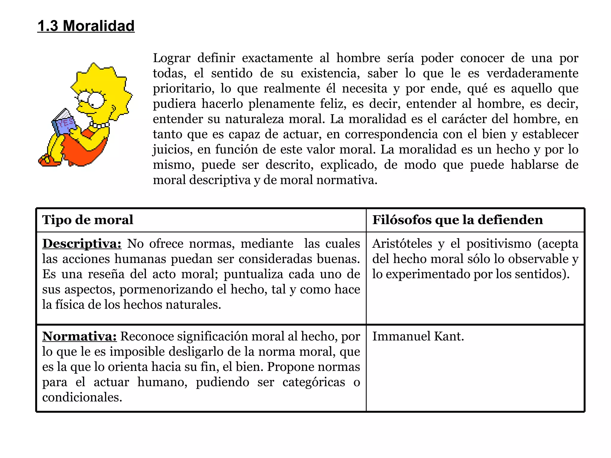 1.3 moralidad | PPT